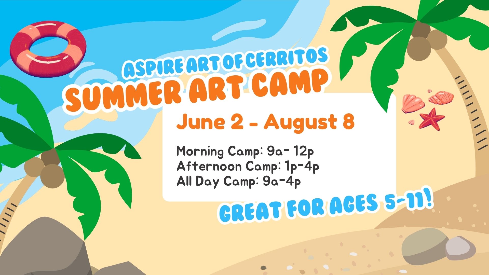 Summer Art Camp - Aspire Art of Cerritos